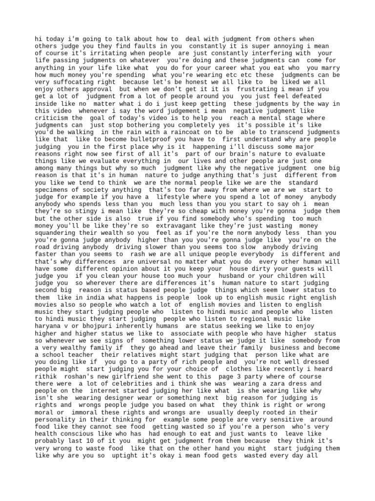 (English) Stay Happy, Despite Negative Judgments From Others. Develop ...