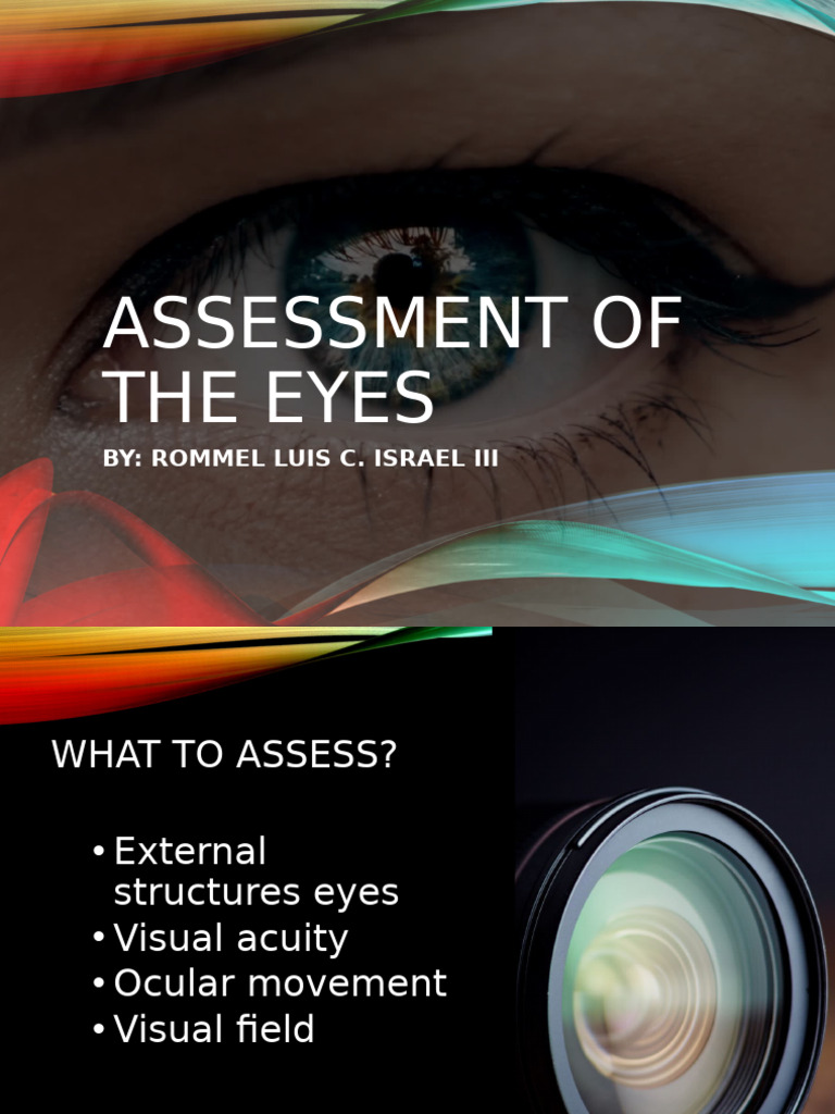 Assessment of The Eye | PDF | Vision | Face