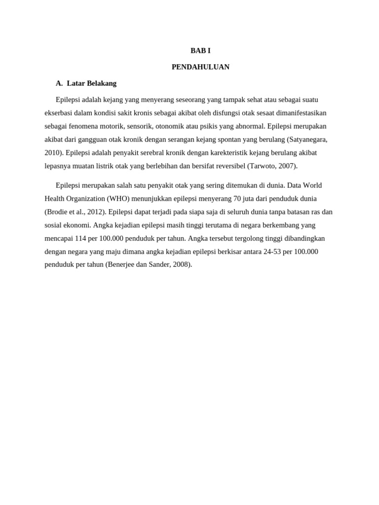 Askep Status Epiliptikus | PDF