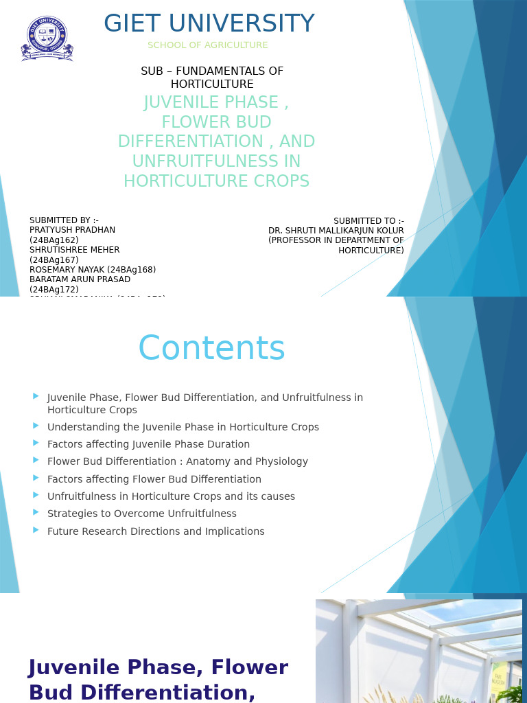 Hort 111 Presentation 2025 | PDF | Flowers | Pollination