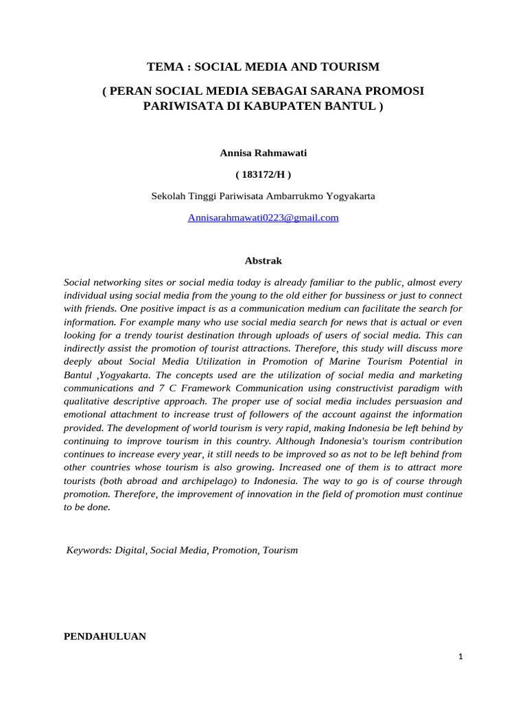 Jurnal Annisa Rahmawati | PDF