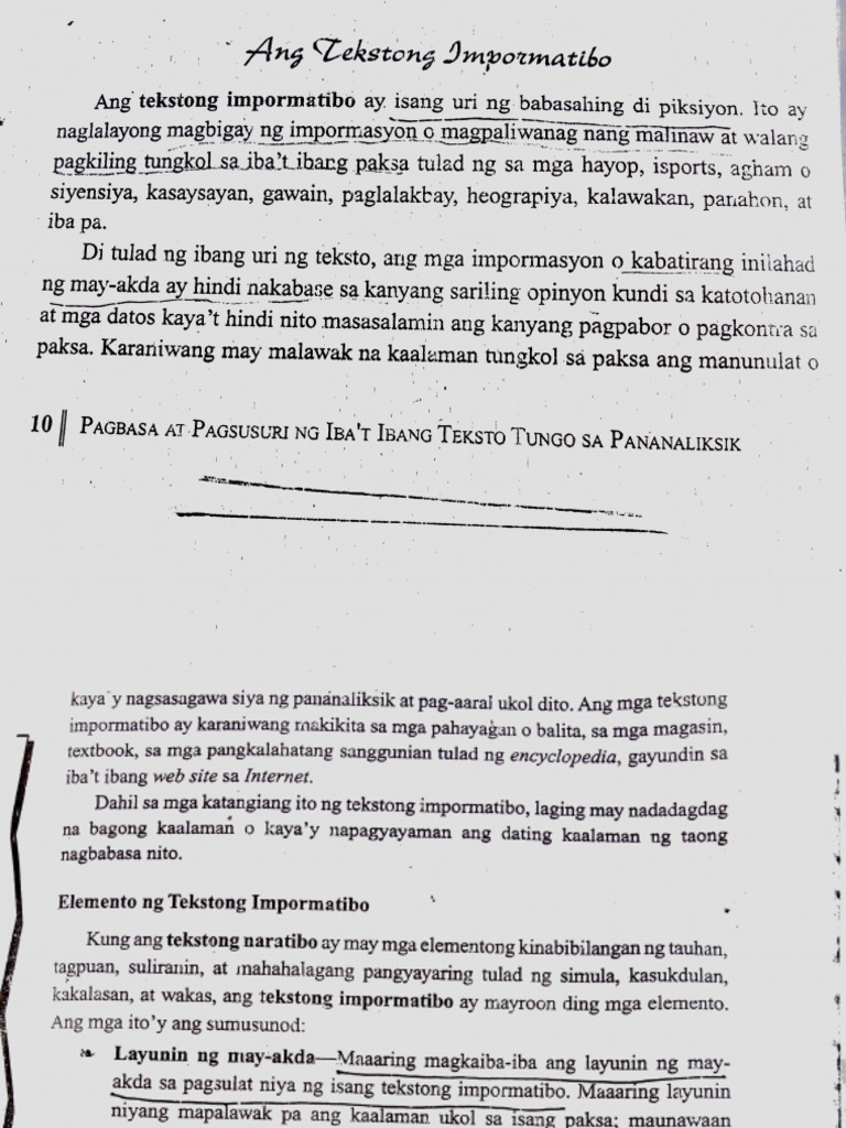 3RD Report Tekstong Impormatibo | PDF