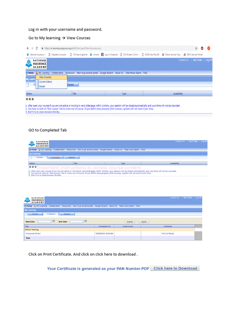 How to Download Certificate | PDF