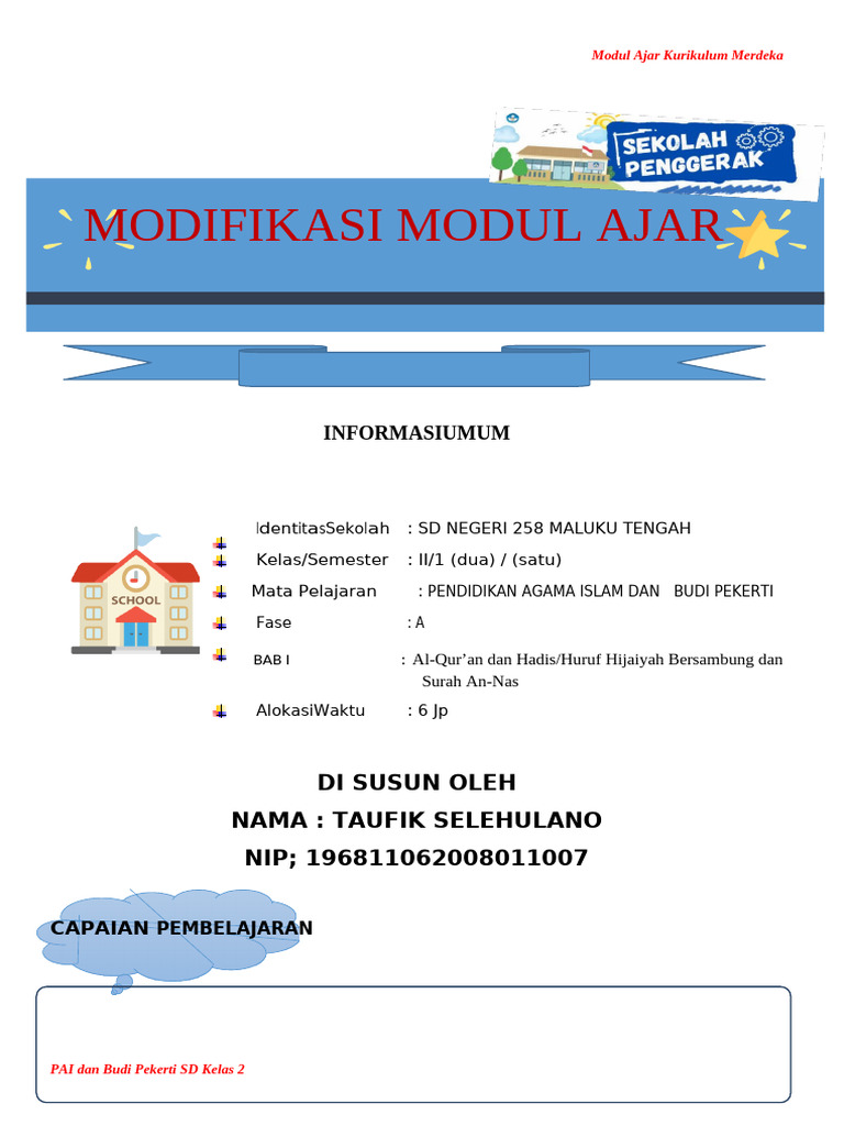Modul Ajar PKN | PDF