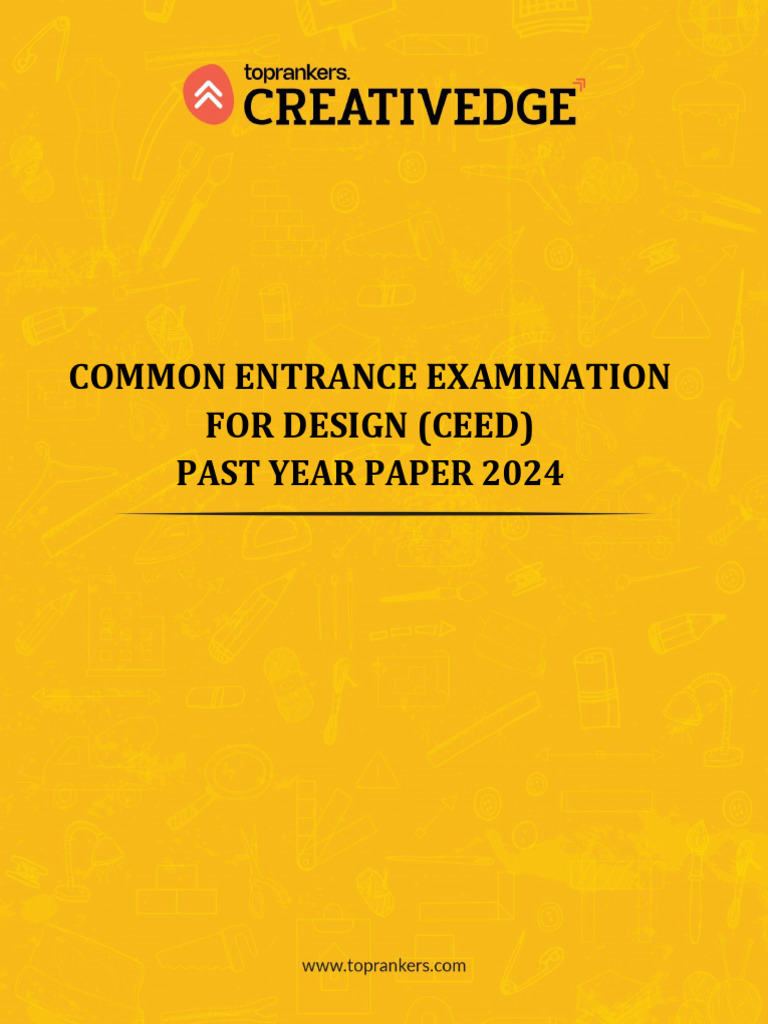 Ceed 2024 Pyp Questions Paper New 1 02807e865e0f1 | PDF | Multiple Choice