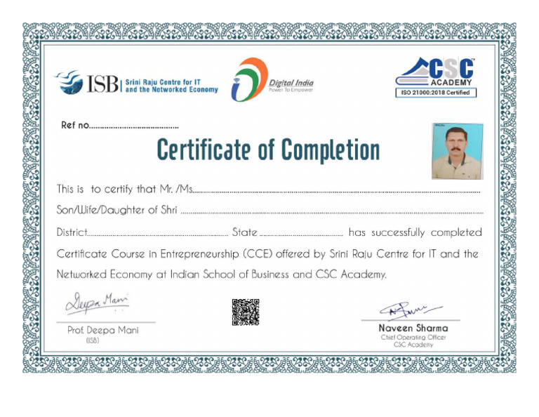 Prem Nath certificate_compressed | PDF