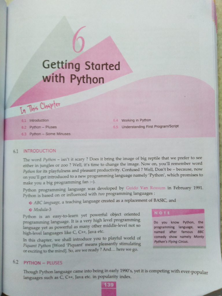 Getting Started With Python (2021) | PDF