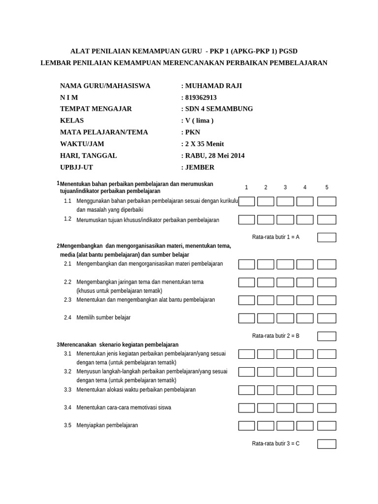 APKG - 1&2 Siklus 2 | PDF