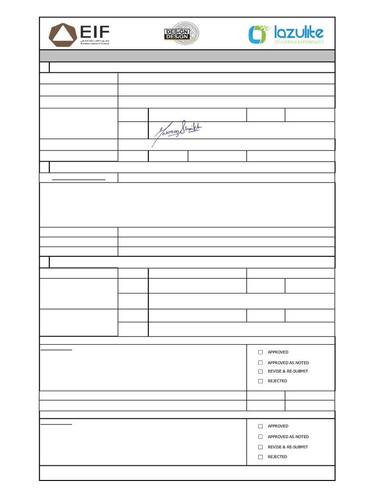 Work Inspection Request for MEP Fitout | PDF