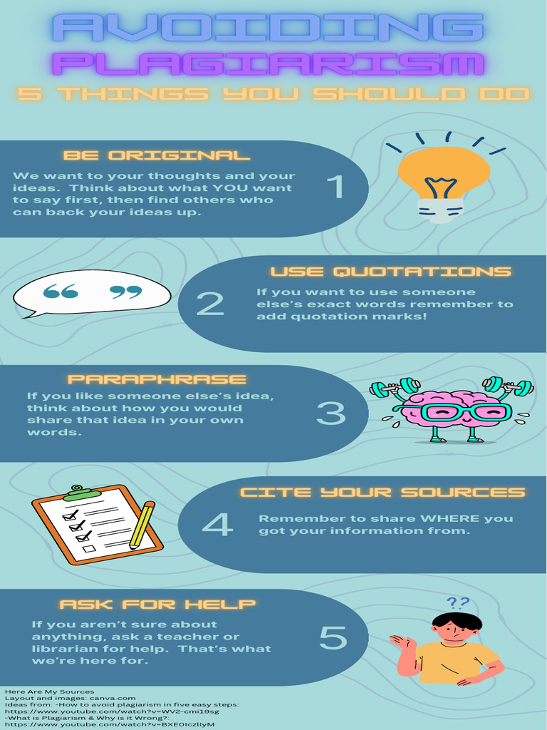 Avoiding Plagiarism Guidelines | PDF