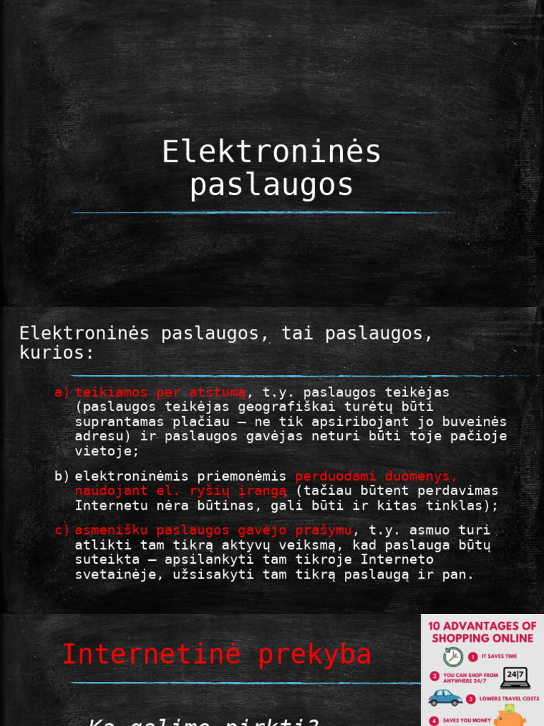 5 - 29.4.4. Elektronines Paslaugos. | PDF