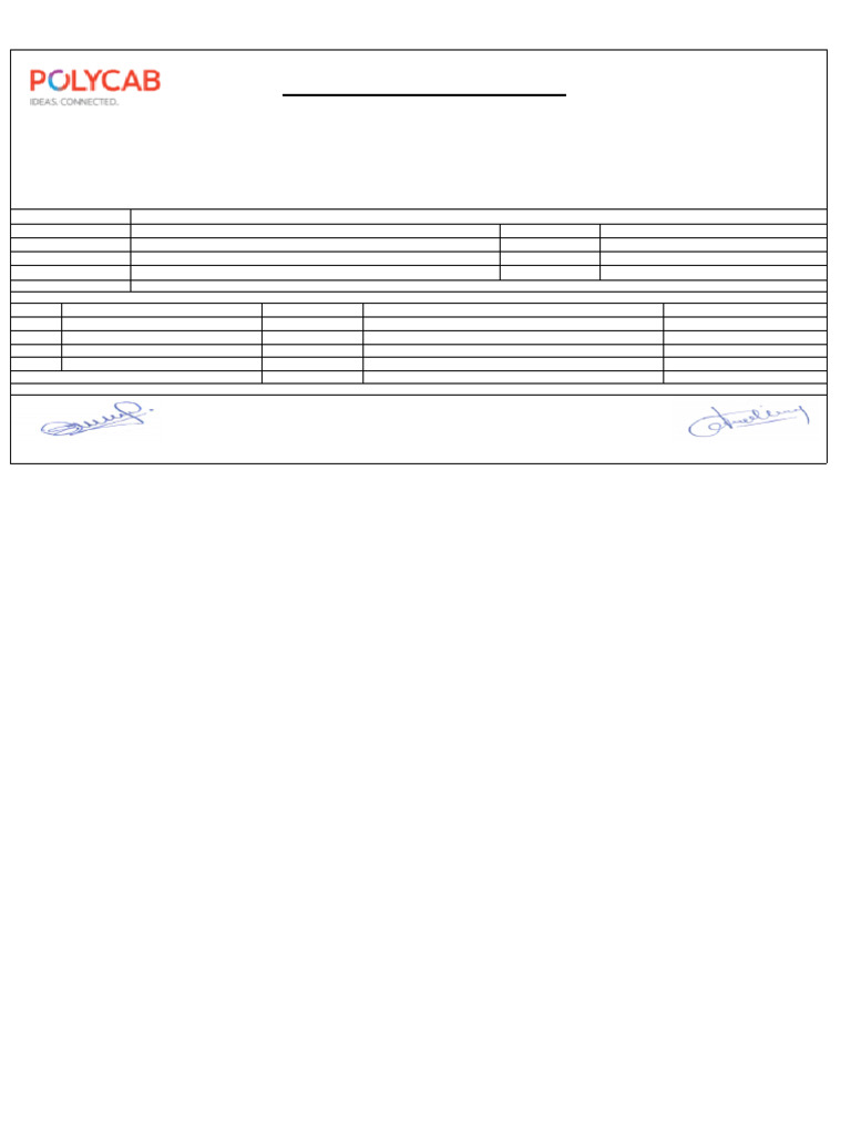 Polycab MM Sankhla Karthik | PDF | Electrical Conductor | Insulator ...