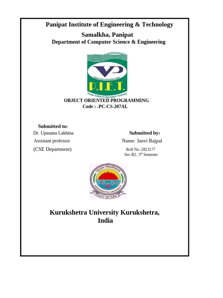 Janvi DSA File | PDF | Computer Engineering | Computer Science