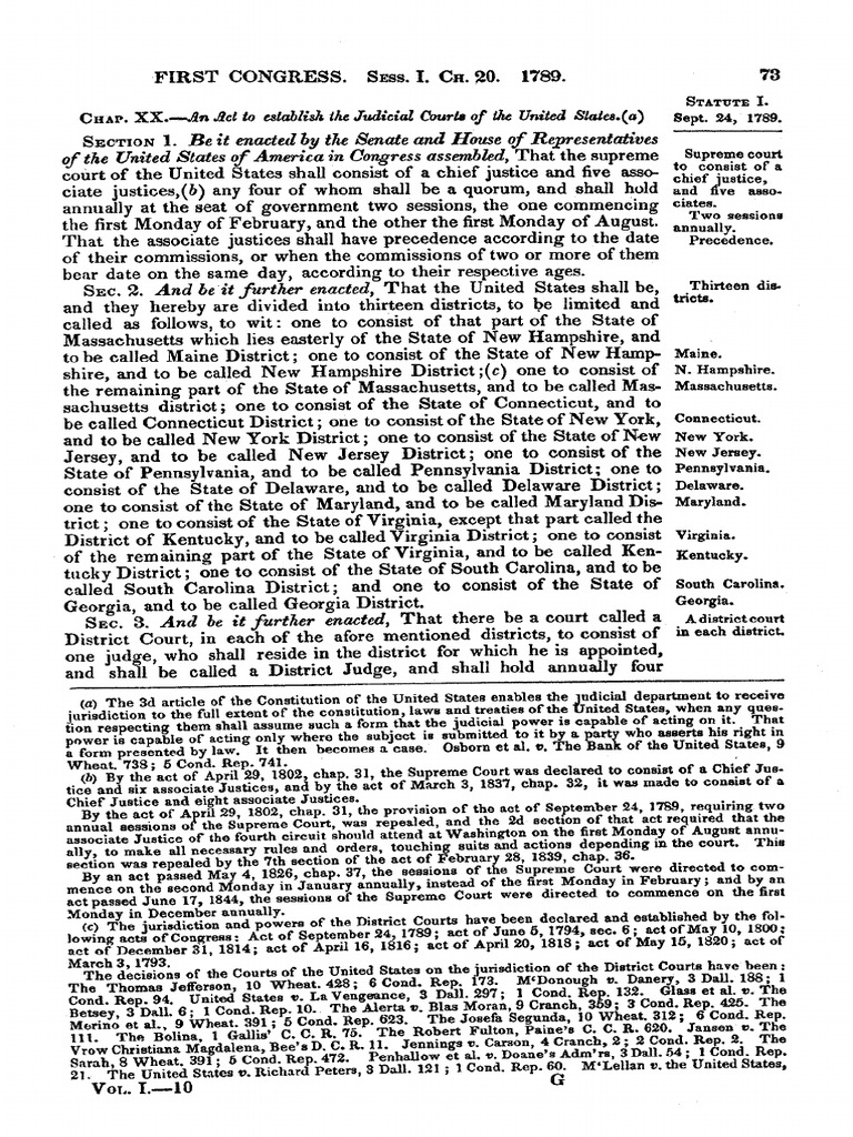 Of The United States of America in Congress Assembled, That The Supreme ...