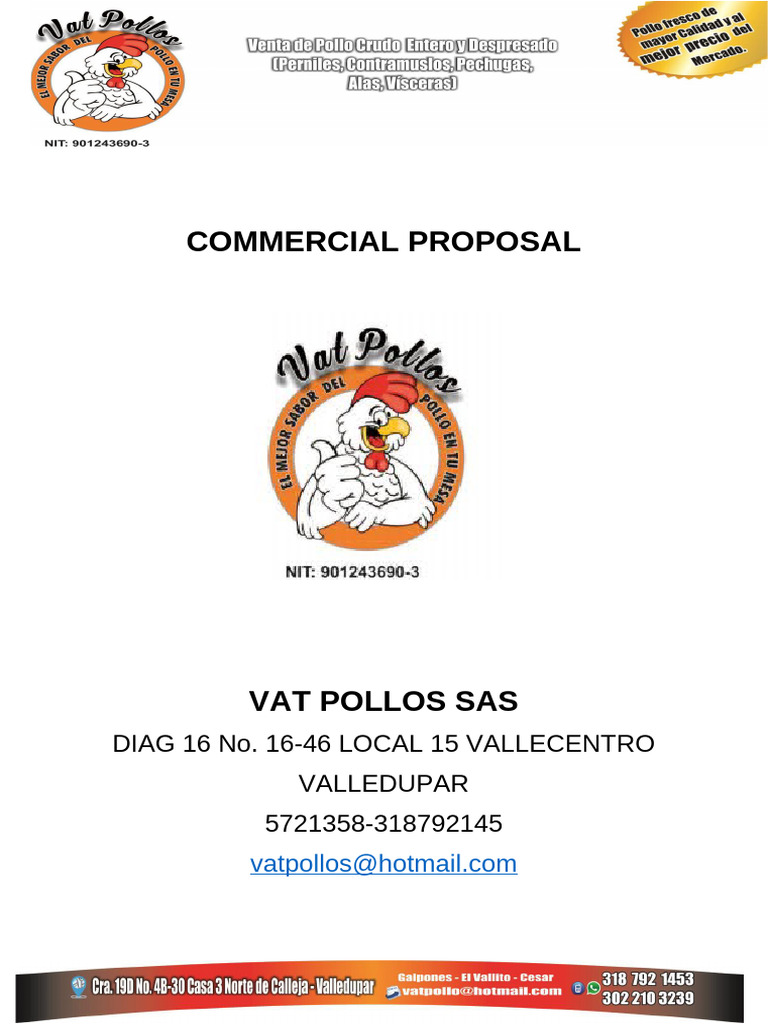 Commercial Proposal | PDF | Value Added Tax | Economies
