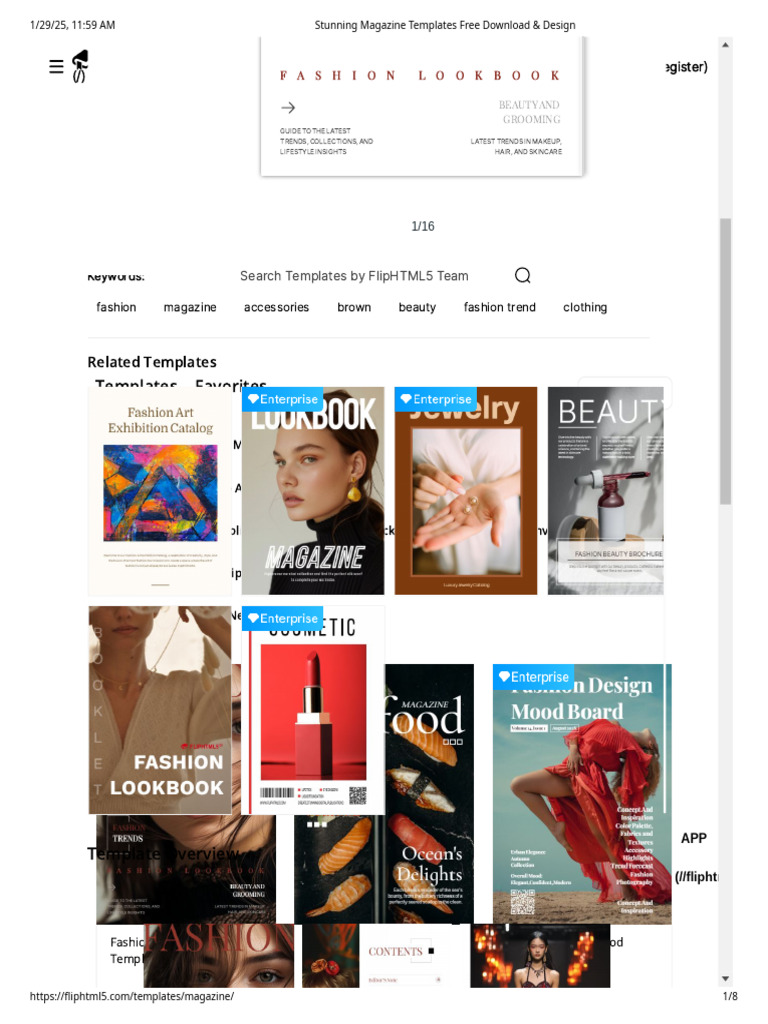 Customizable Magazine Templates | PDF | Fashion