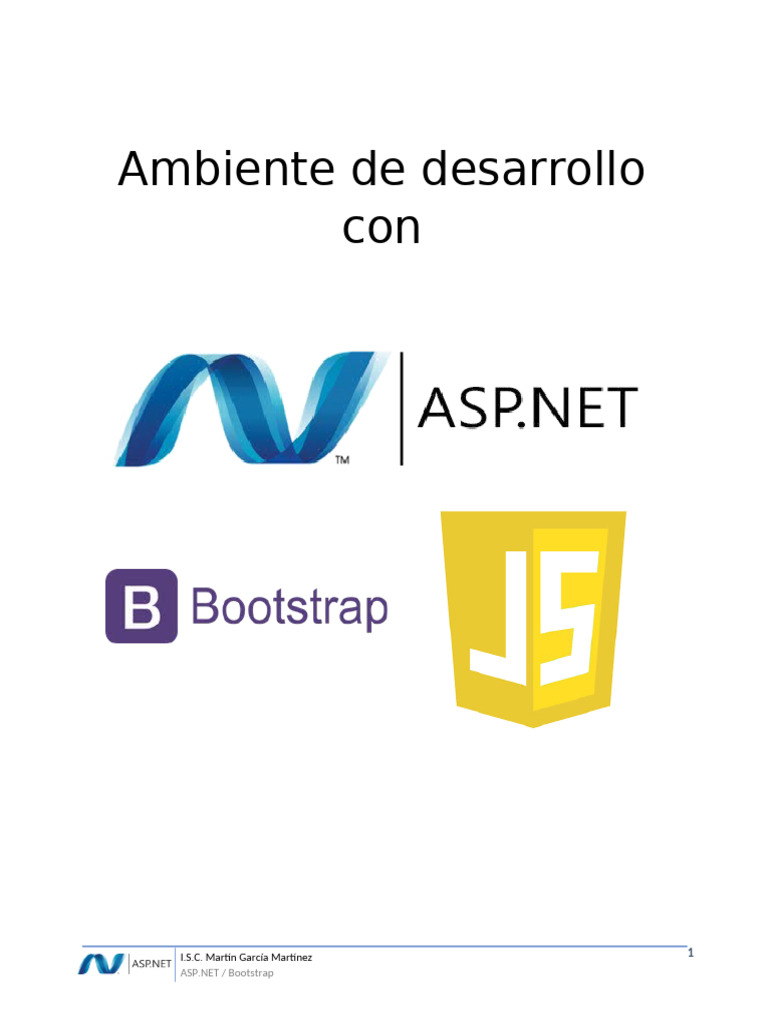 asp.net en VS JavaScript y Bootstrap | PDF | Informática | Ingeniería de software
