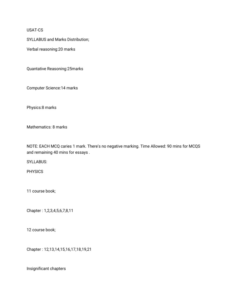 Usat Cs Wps Office | PDF | Essays | Multiple Choice