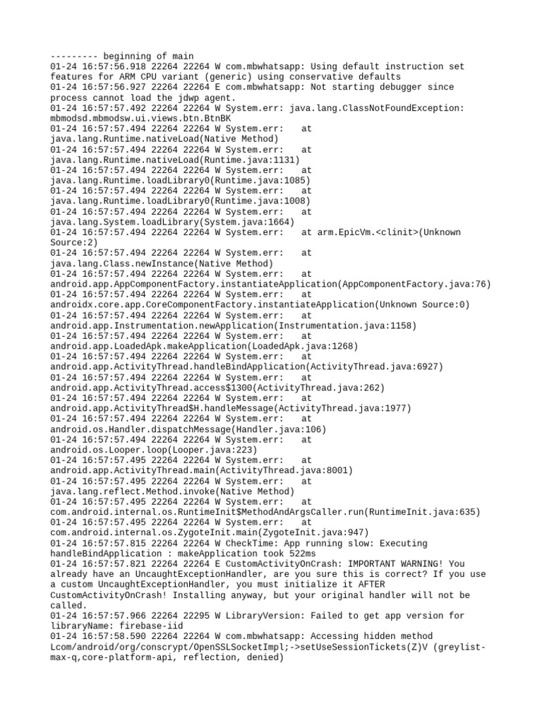 Logcat | PDF | Java (Programming Language) | Android (Operating System)