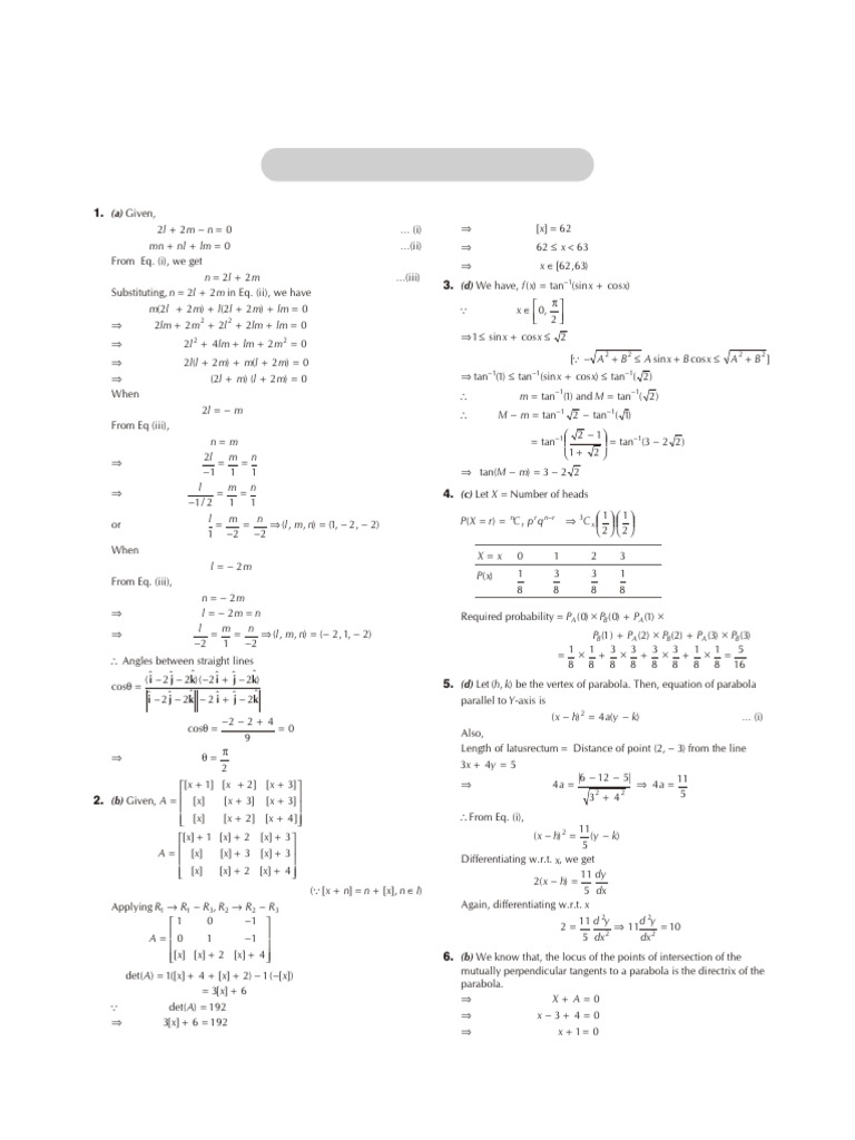 27 Aug Shift 2 - Math | PDF
