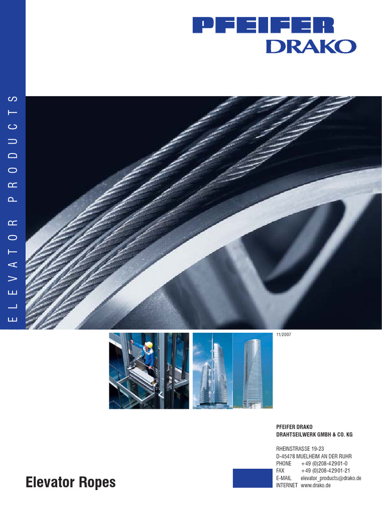 Elevator Ropes | PDF | Rope | Elevator