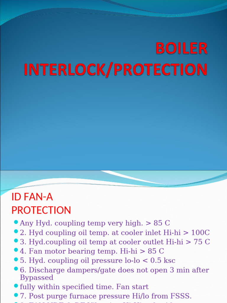 Boiler Interlock | PDF | Pump | Power Supply