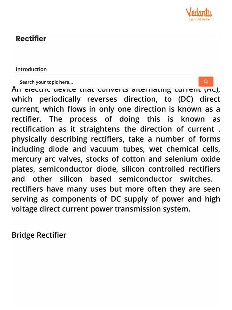 Rectifier | PDF