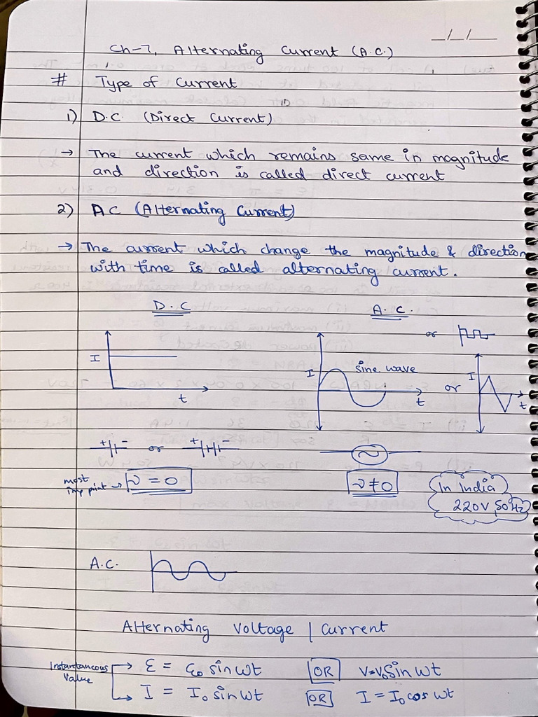 Alternating Current | PDF