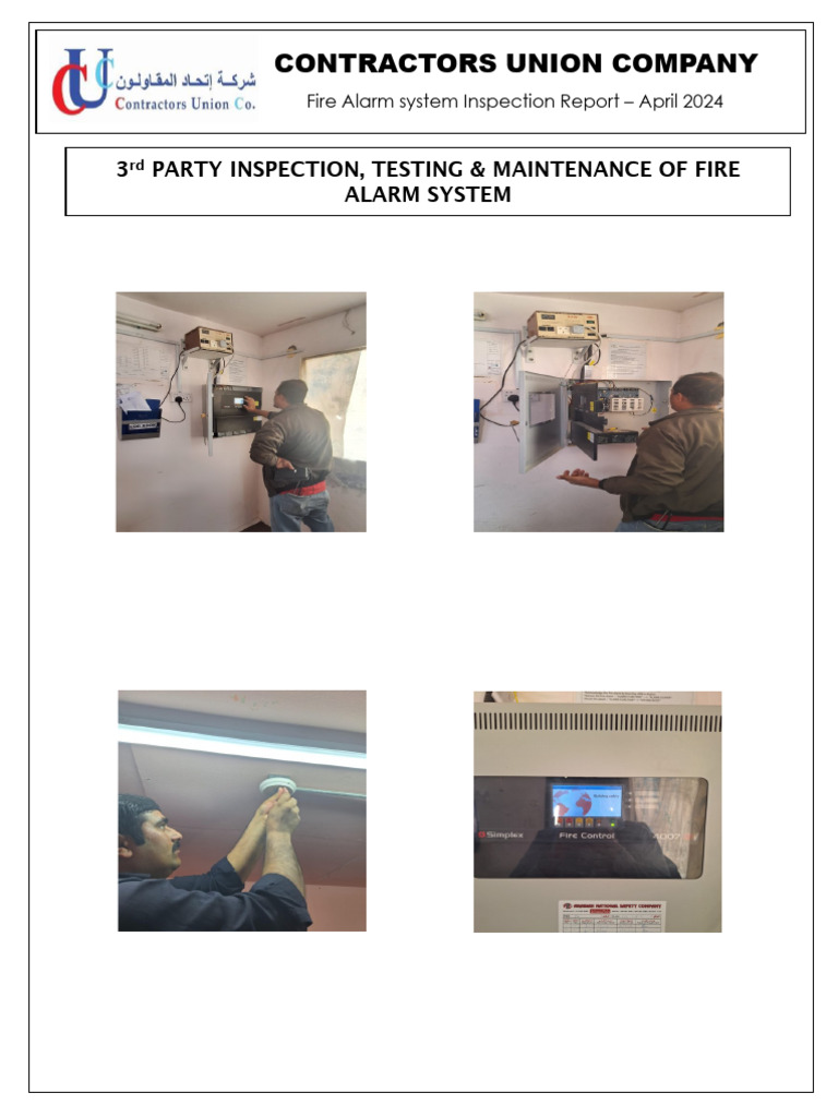 Cuc - Facp Inspection Report | PDF