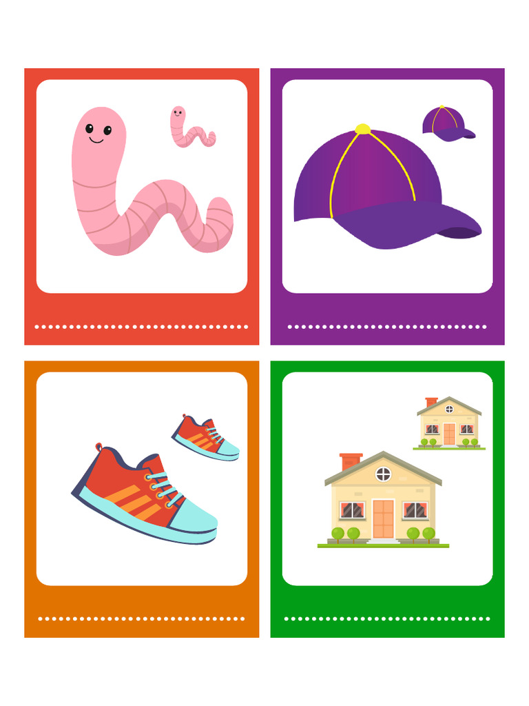 Fun ESL Activity - Clothes Flash Cards or Memory Cards | PDF