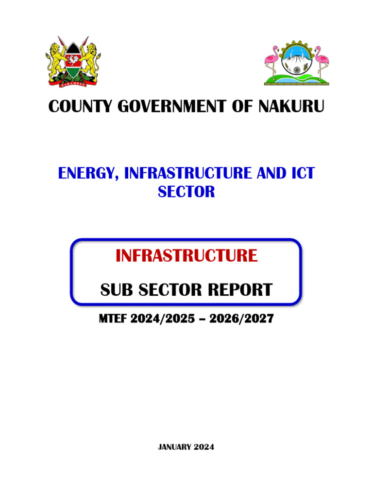 Infrastructure Sub Sector Report 2023 Final 1 | PDF | Infrastructure | Road