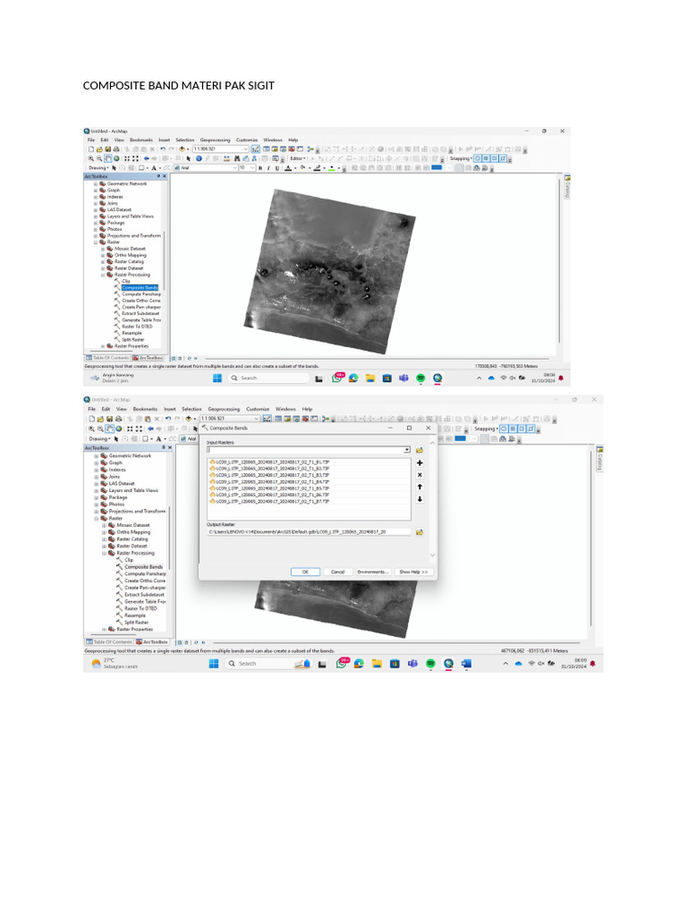 COMPOSITE BAND dan NDVI MATERI PAK SIGIT | PDF