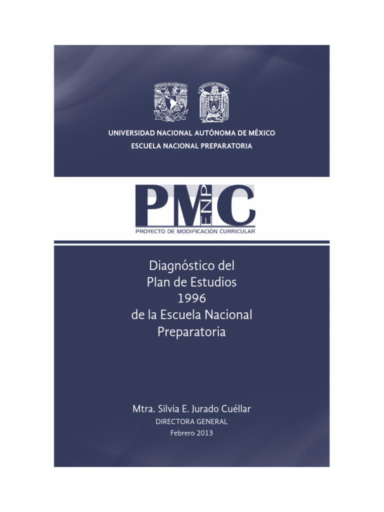 Diagnóstico Plan Estudios ENP 1996 | PDF | México