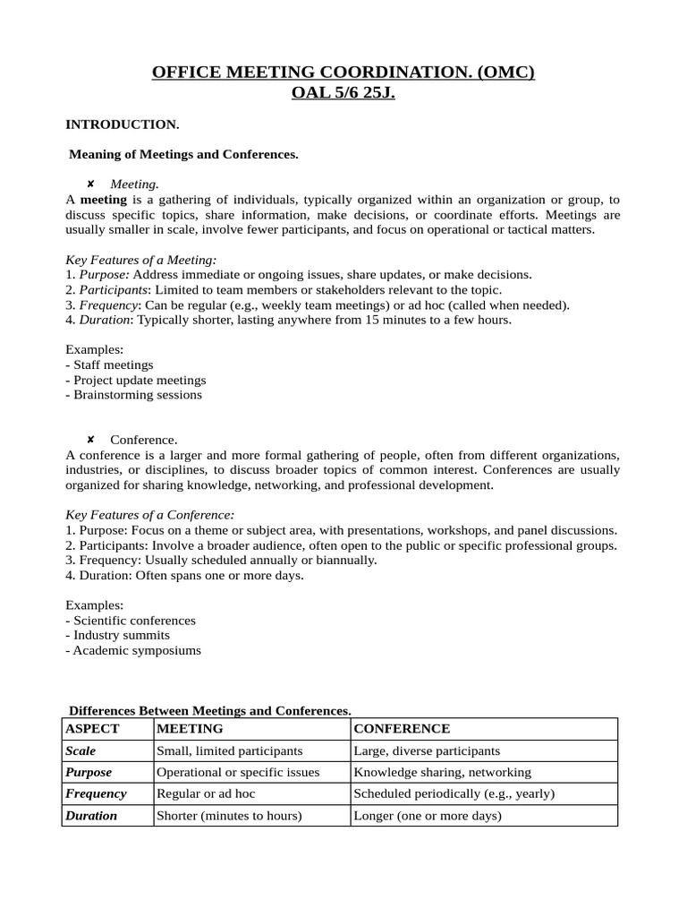 Meeting Coordination Essentials | PDF | Classroom | Laptop