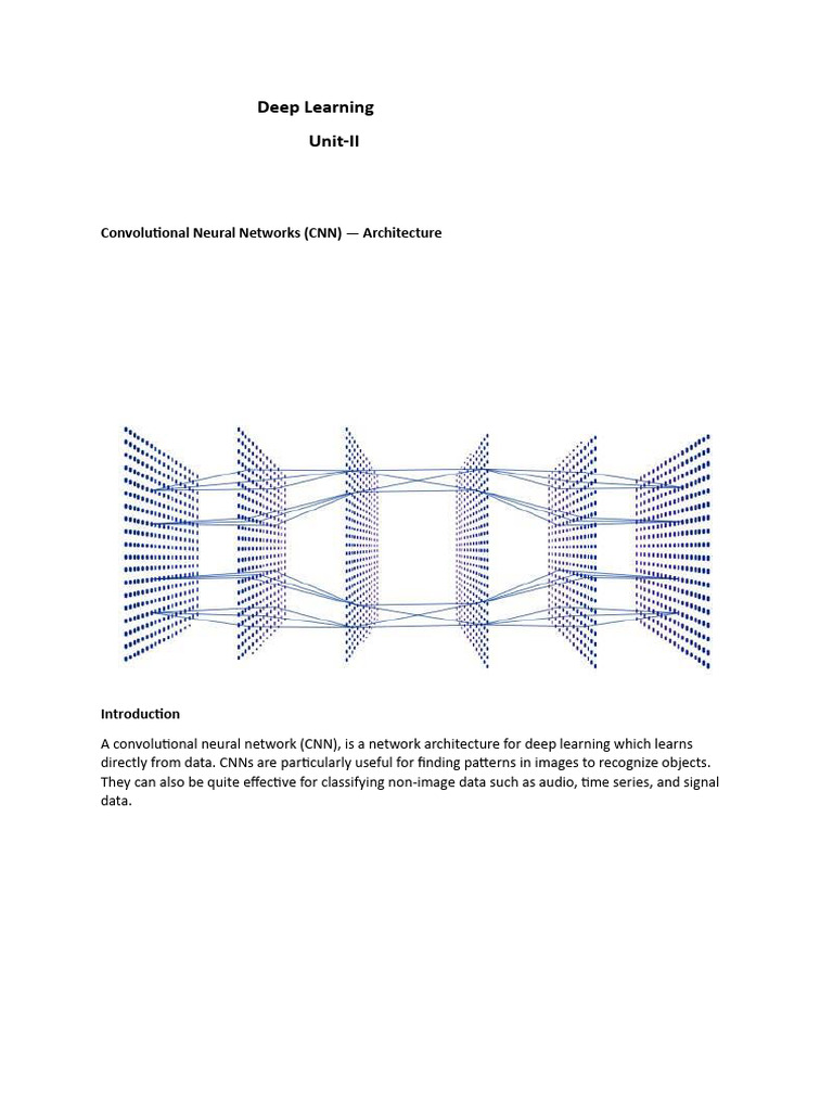 DL Unit-Ii | PDF | Deep Learning | Statistical Classification