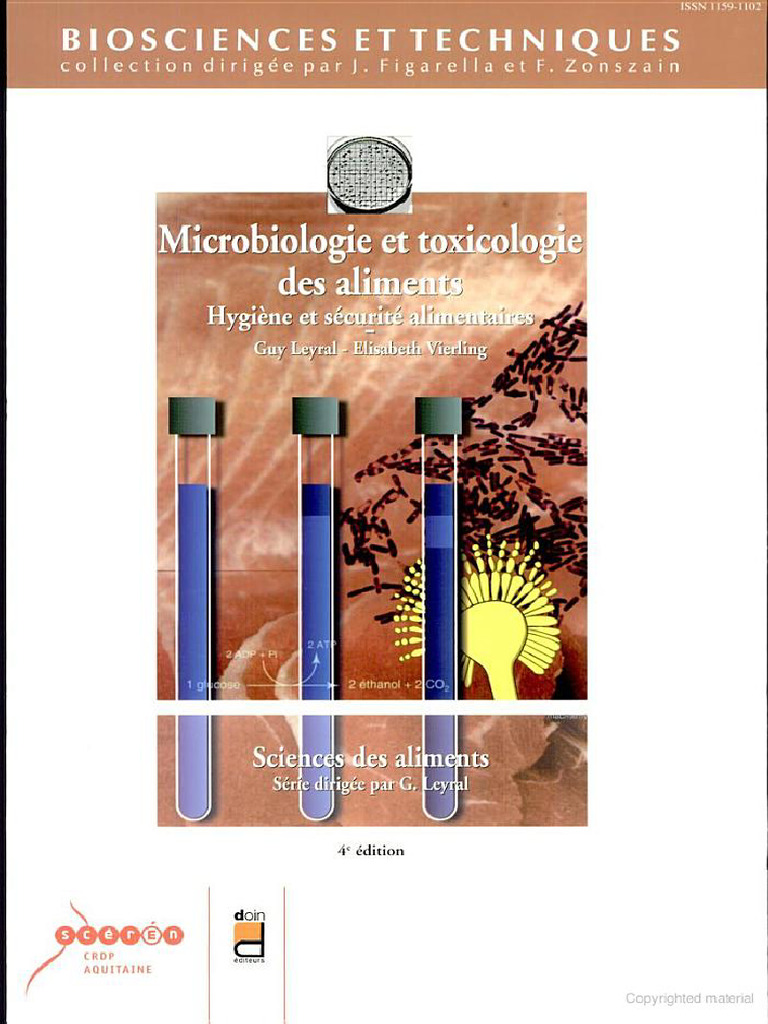 Livre Microbiologie Et Toxicologie Des Aliments | PDF