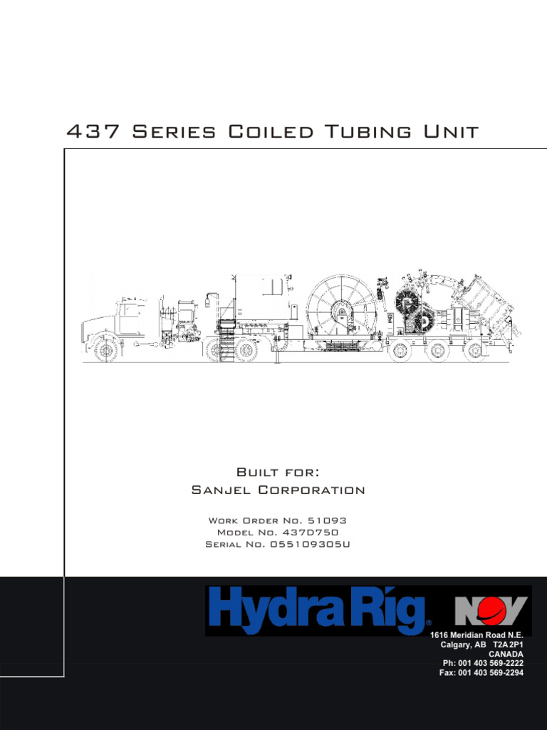 Hydra Rig 437 Series CTU General Reference Manual-Part-1 | PDF | Pump | Mechanical Engineering