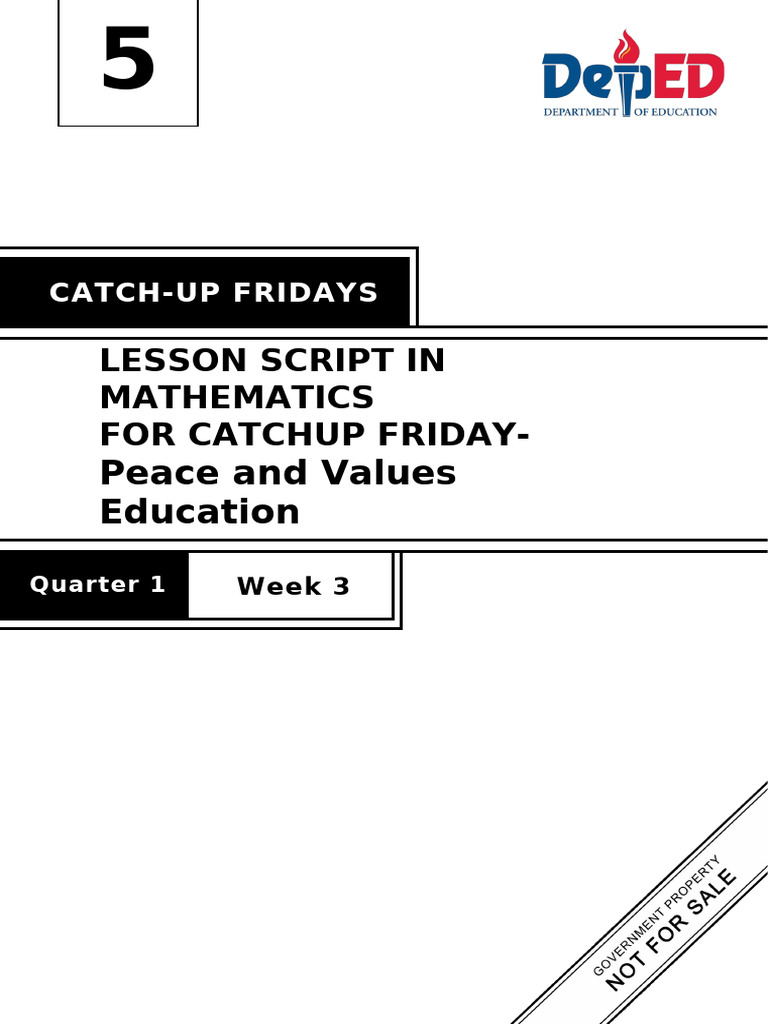 Q1 Math5 CUF LS W3 D4 V.1 | PDF | Bracket | Mathematics