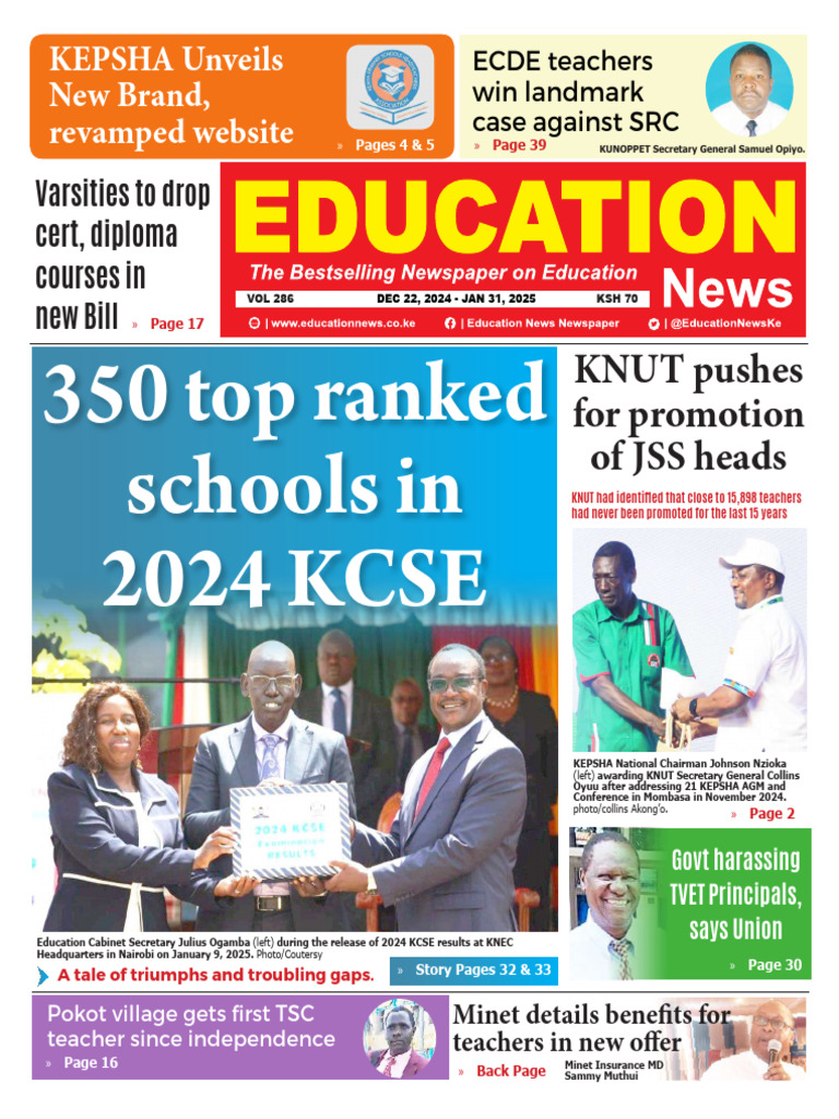 Education News Newspaper Vol. 286 MRPHKD | PDF | Business