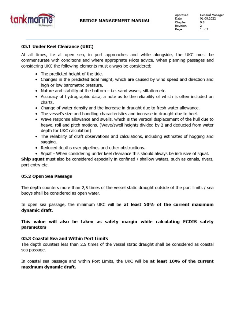 0.5 Company UKC and Safe Distance Policy-REV2 | PDF | Shipping