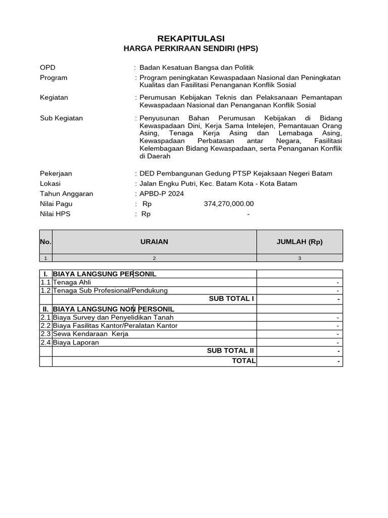 5.ded Gedung PTSP | PDF
