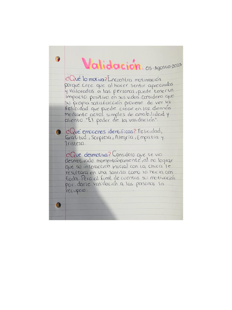 VALIDACIÒN | PDF