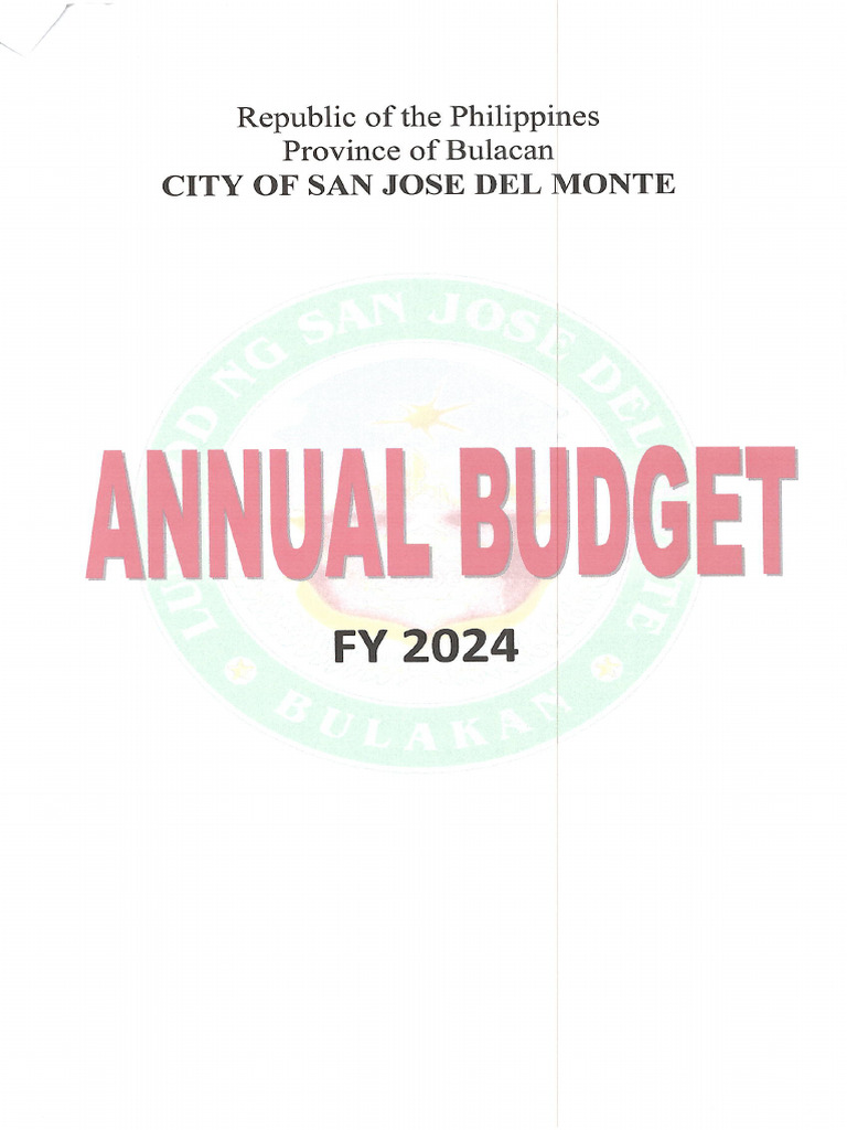 Annual Budget Report 2024 | PDF