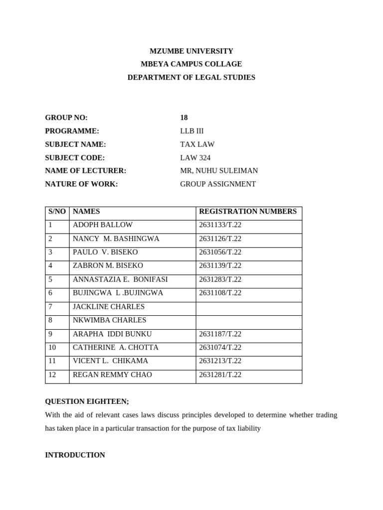 Tax Badges of Trade No.6 - 103757 | PDF | Taxes | Income