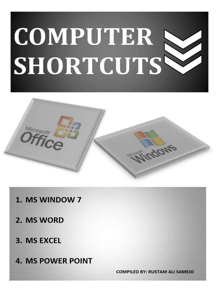 SHORTCUT | PDF | Keyboard Shortcut | Microsoft Word
