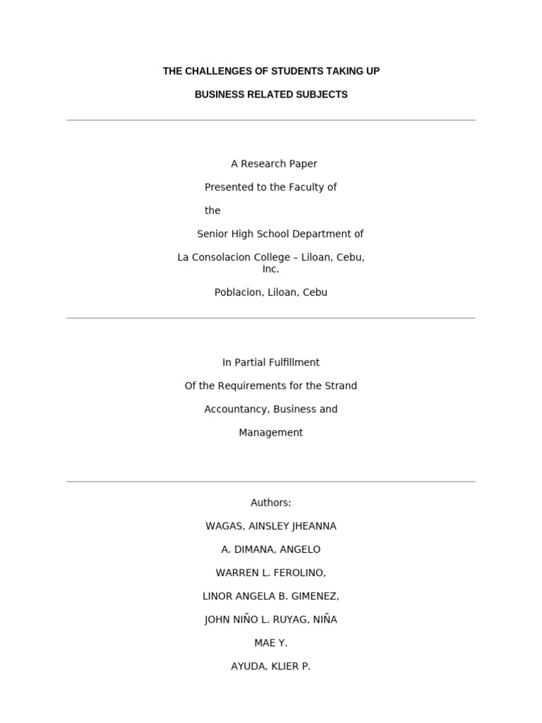 Challenges in ABM Studies at LCC Tanauan | PDF | Motivation | Motivational