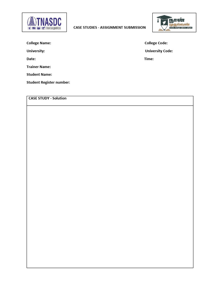 Student's CASE STUDY Assignment - 240709 - 112156 | PDF