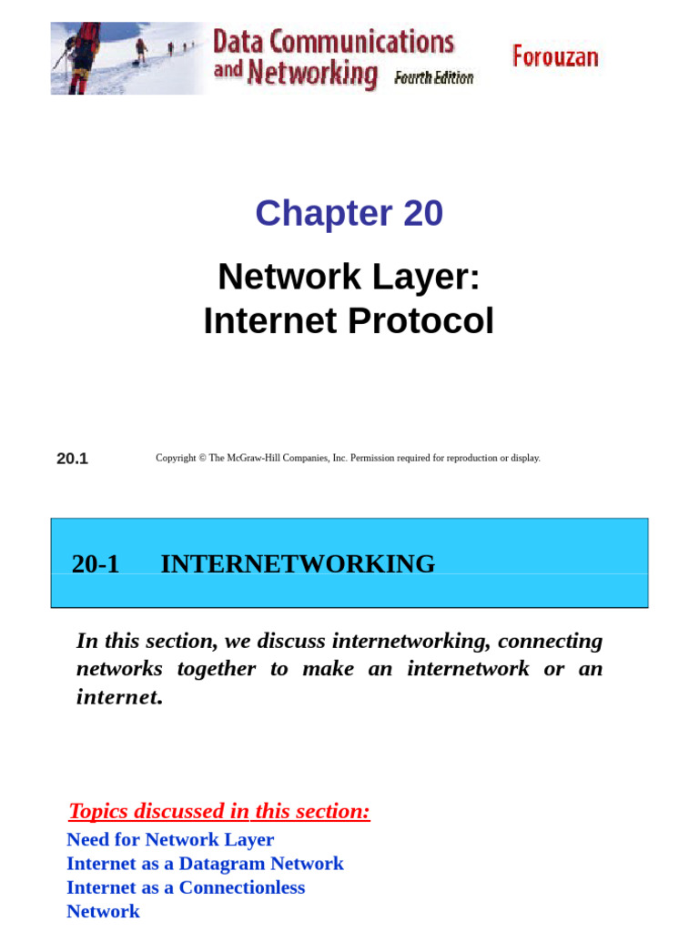 UnitIII Ch2 CN | PDF | I Pv6 | Internet Protocols