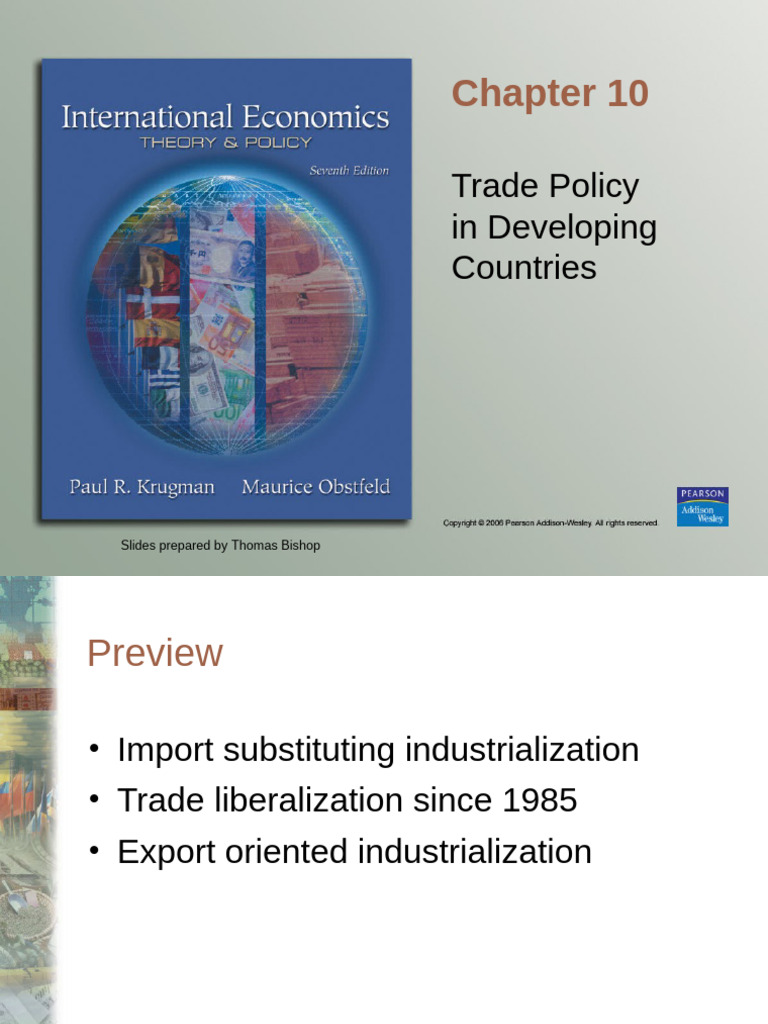 Trade Policy In Developing Countries Pdf Free Trade Industrial Policy