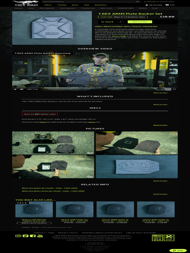 Plate Backer Set for Armor Comfort | PDF | Military Personal Equipment ...